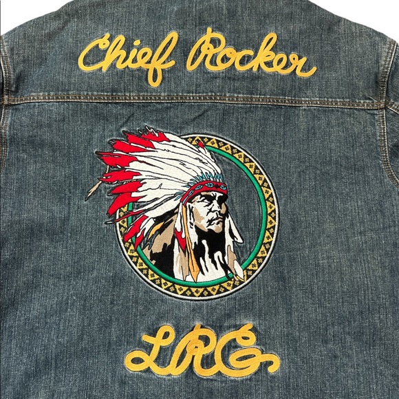 Lrg | Jackets & Coats | Lrg Chief Rocker Mens Denim Jacket 4x | Poshmark